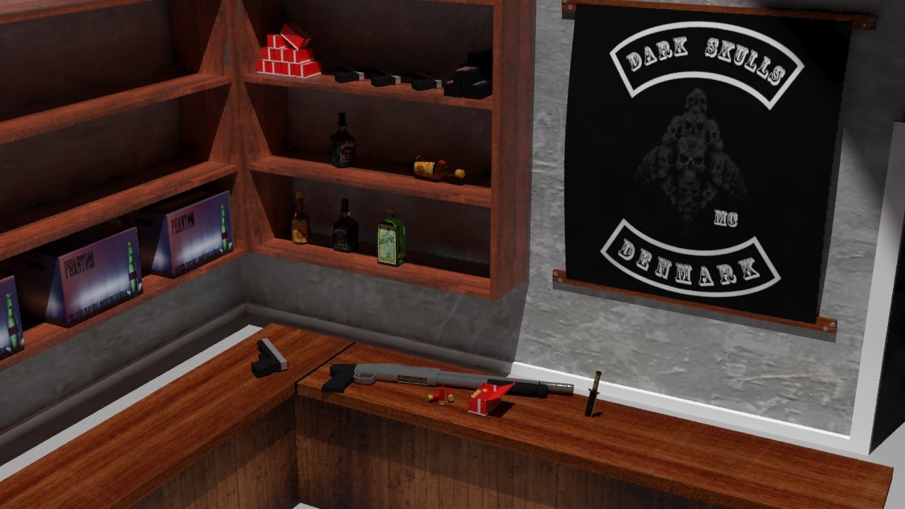 ArtStation - Biker bar final render