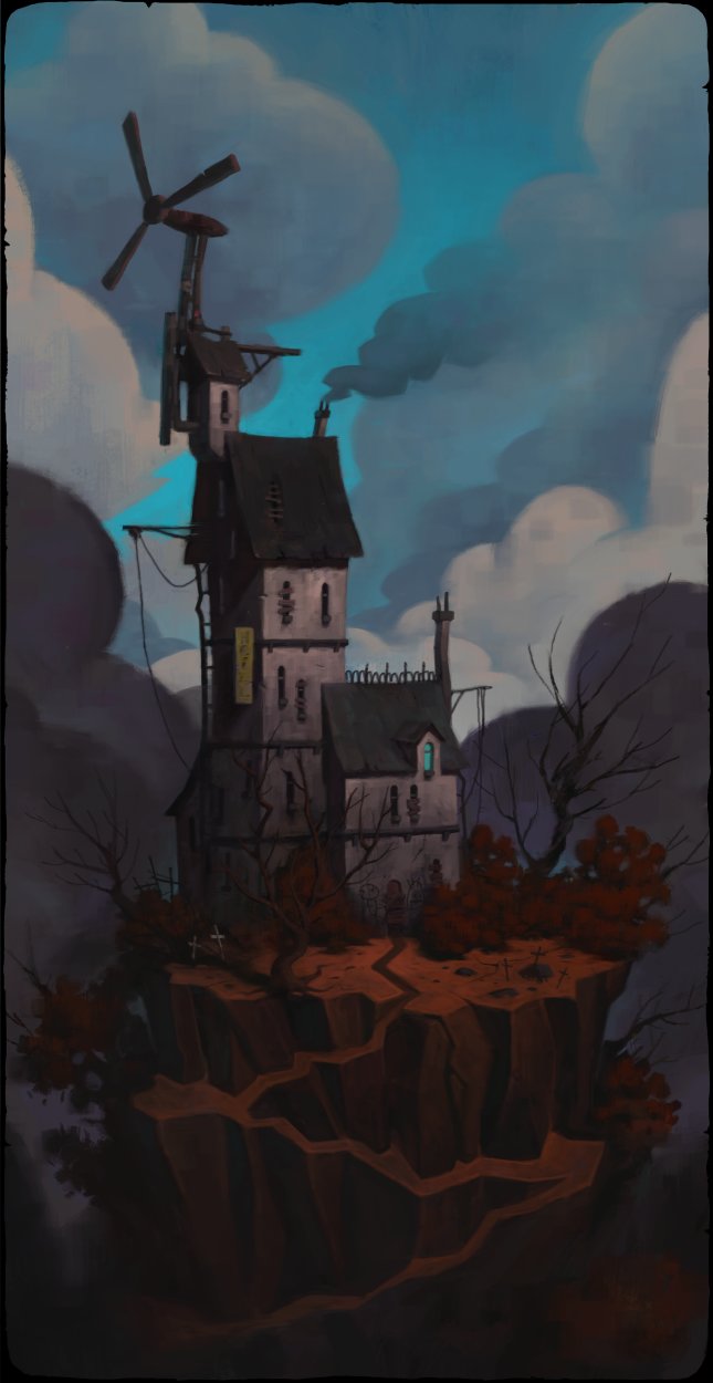 ArtStation - House on a hill