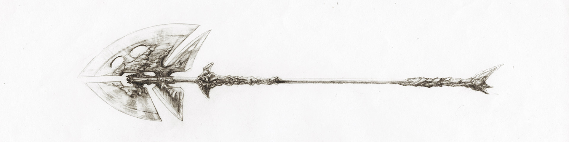 ArtStation - pole-axe of the shark.