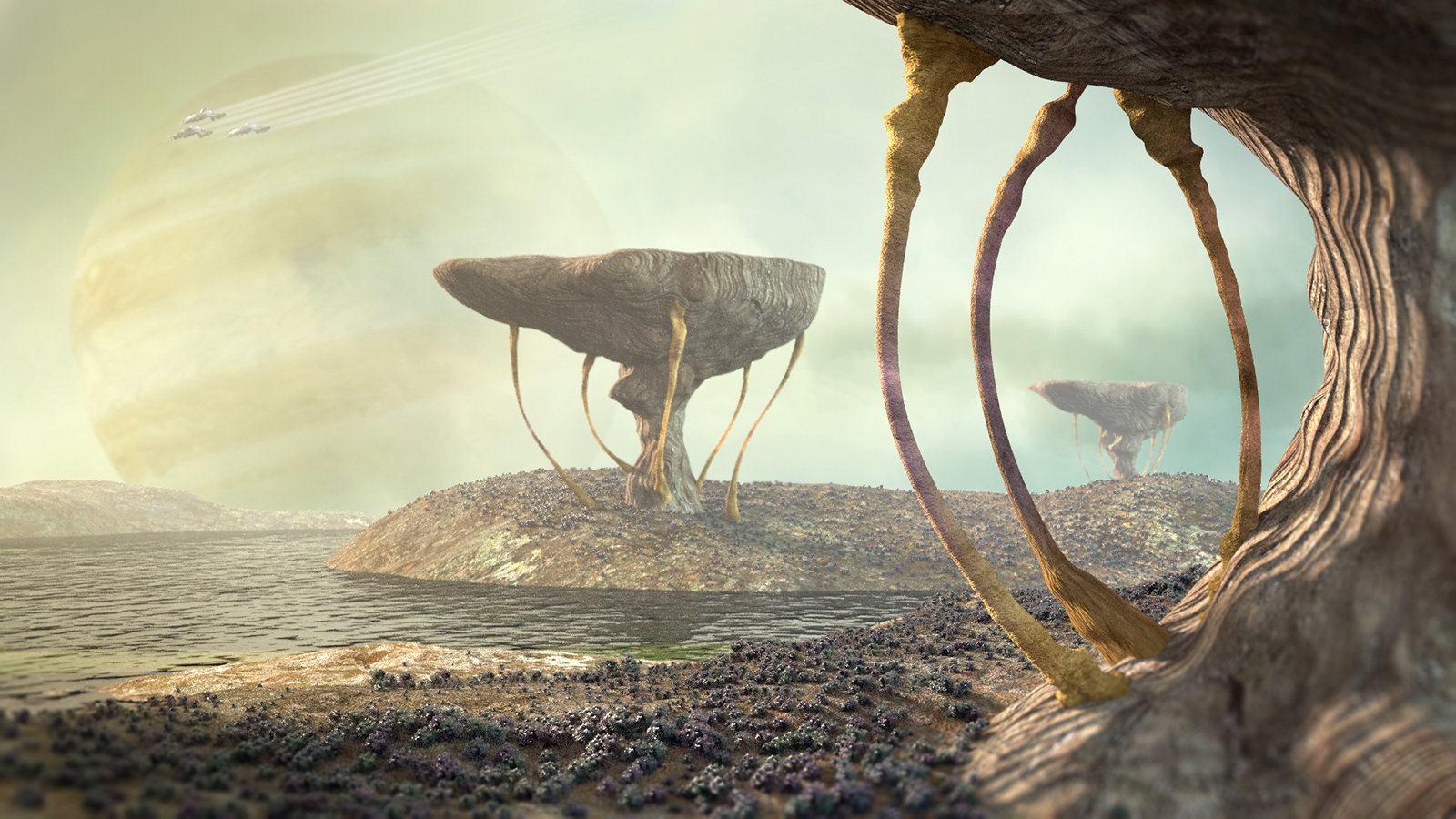 ArtStation - ALIEN LANDSCAPE