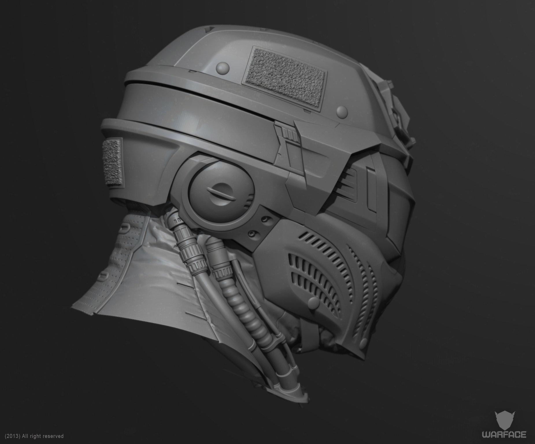 Denis Didenko - new 3d model for crytek (soldier helmet)