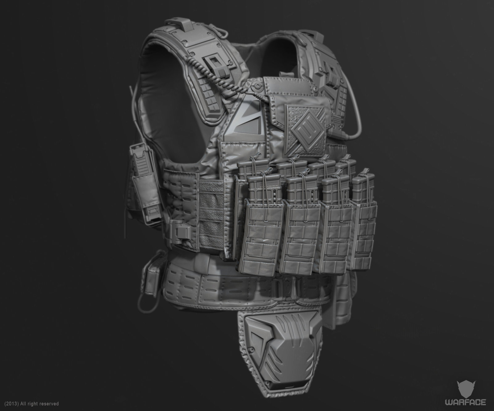 Denis Didenko - new 3d model for crytek (soldier vest)