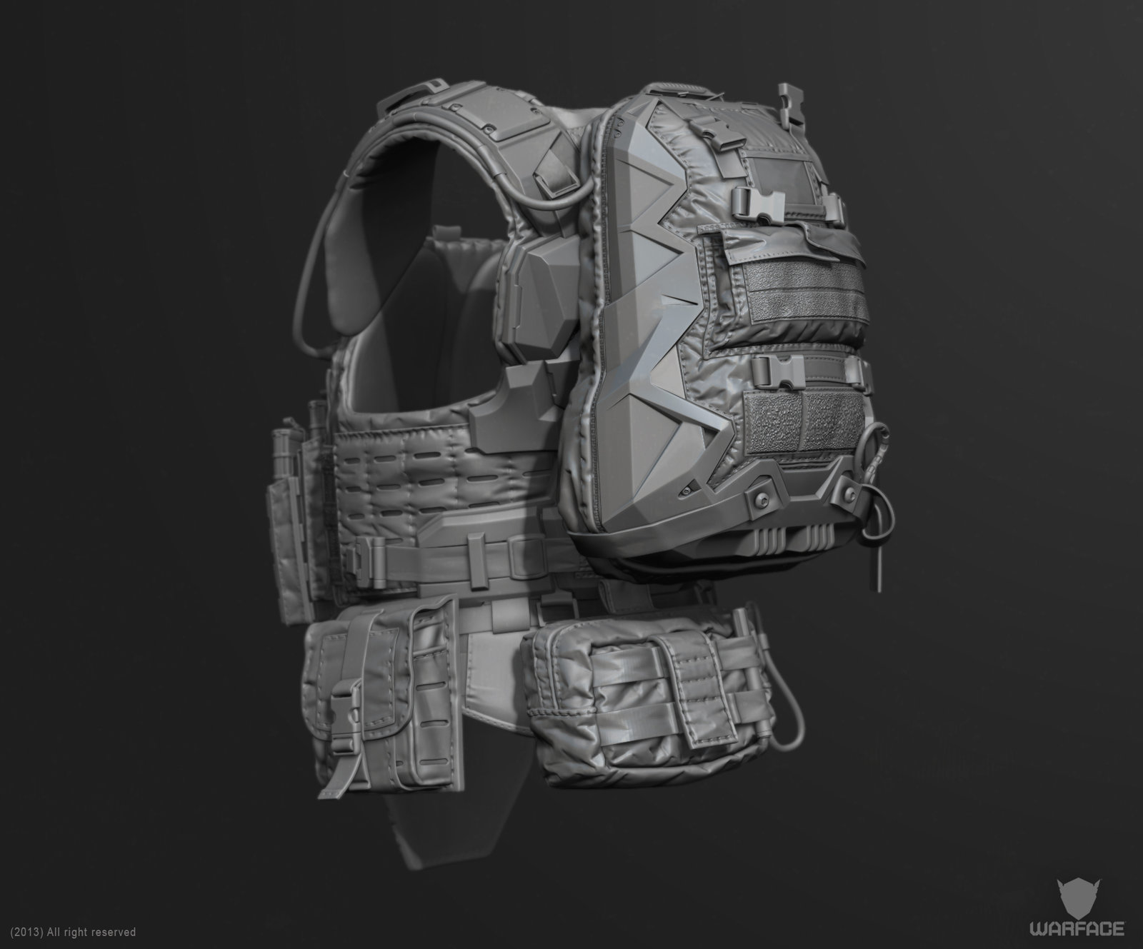 Denis Didenko - new 3d model for crytek (soldier vest)