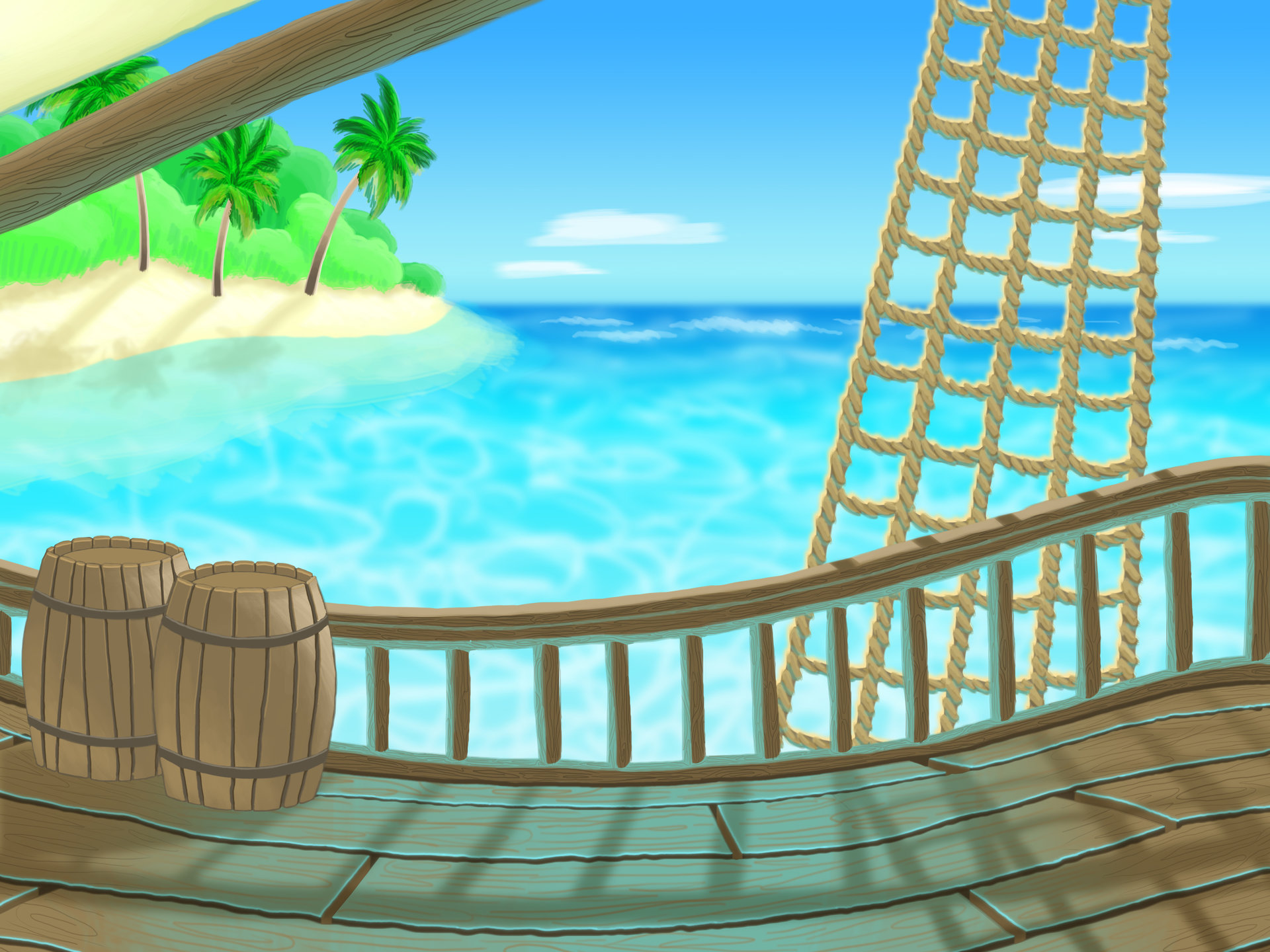 ArtStation - Pirate Ship - Interactive Ride - 2013