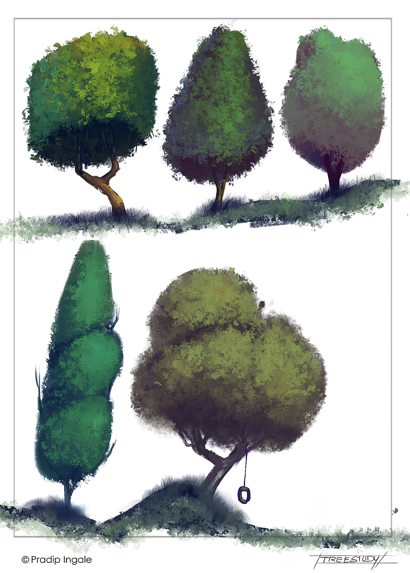 ArtStation - Tree Study