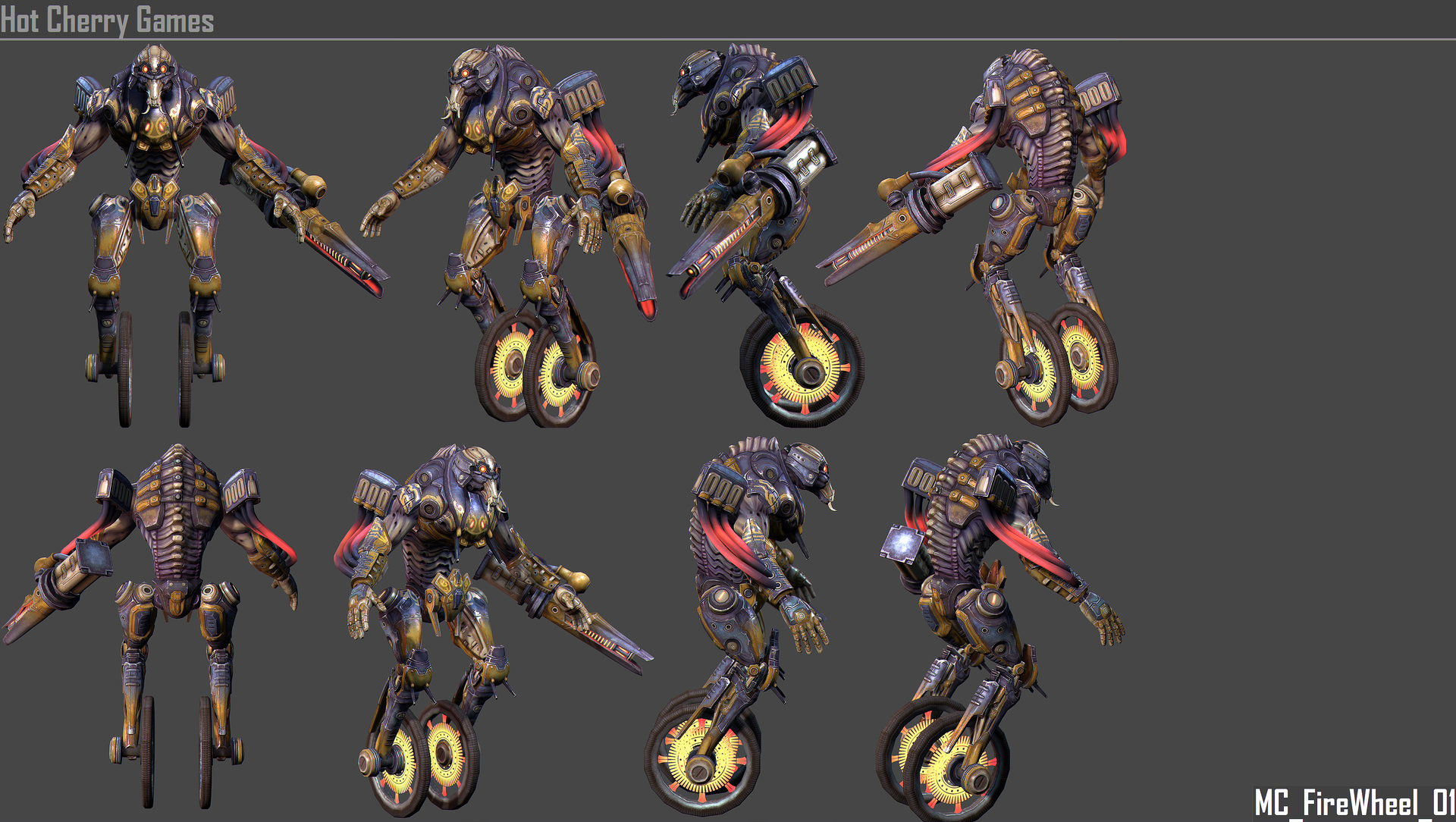 ArtStation - FireWheel, joe zhou