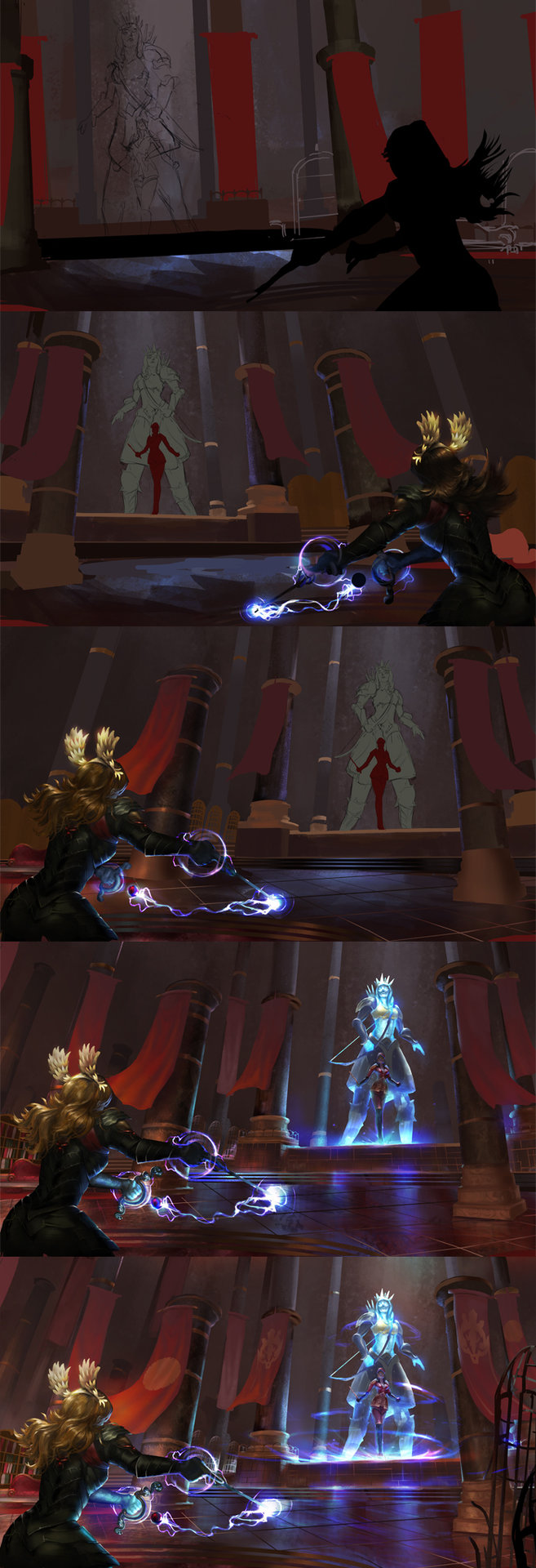 joseph Wibawa - Path of Exile Fan art "Piety the Empyrean"