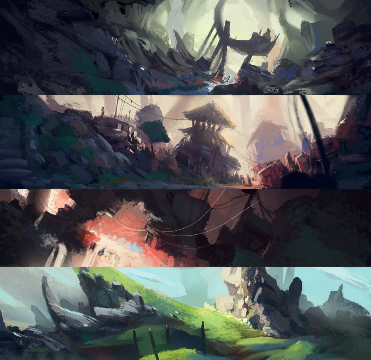 ArtStation - Color Key Environments