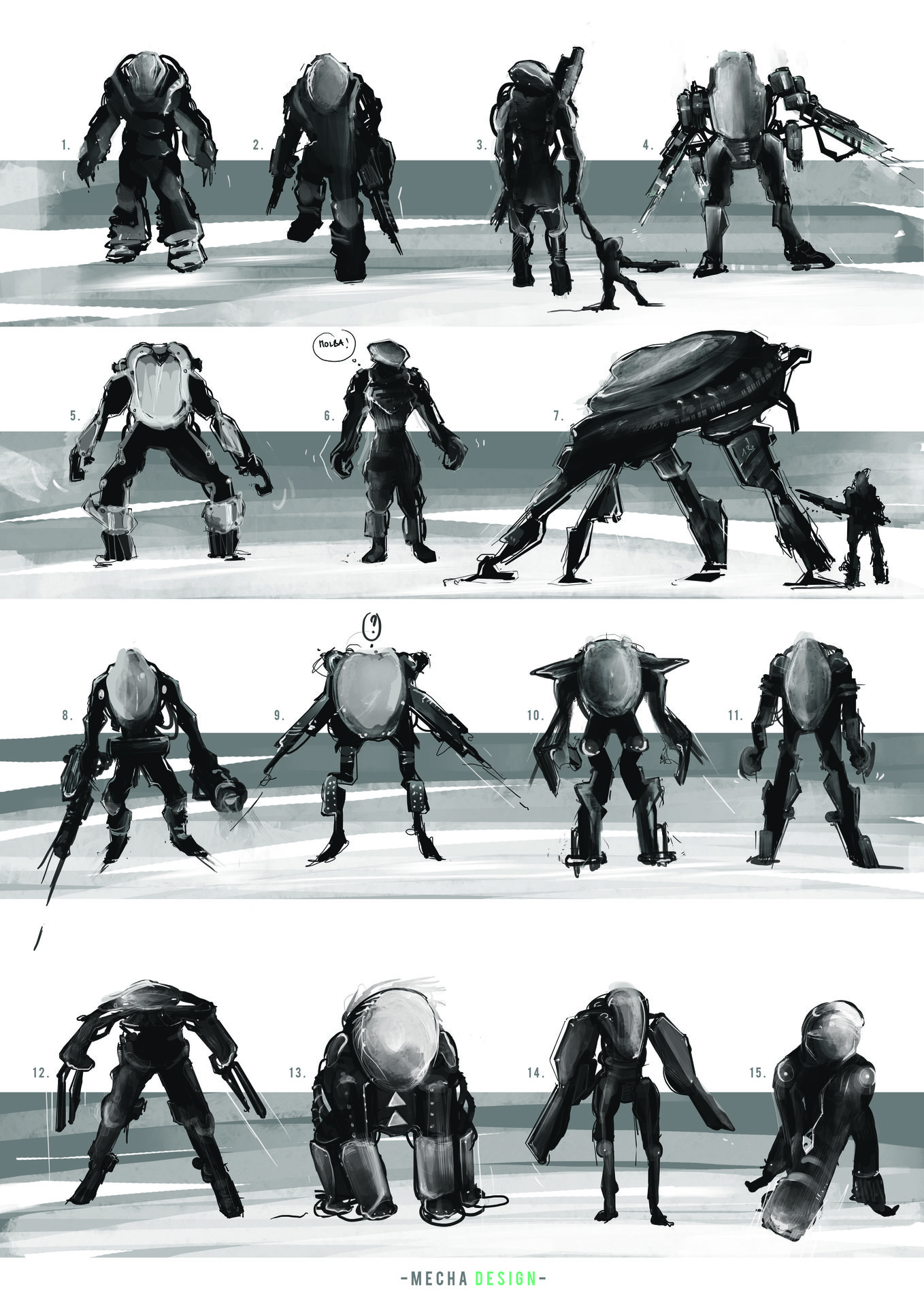 ArtStation - mecha design