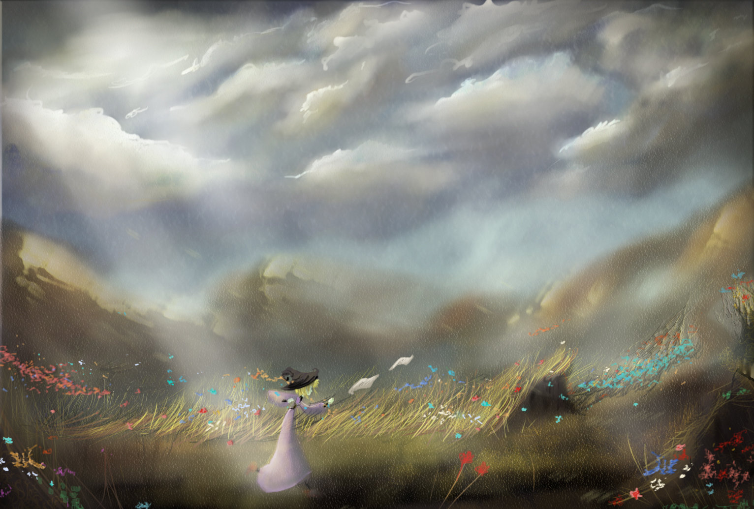 ArtStation - Exploration Painting - Fields and Magic