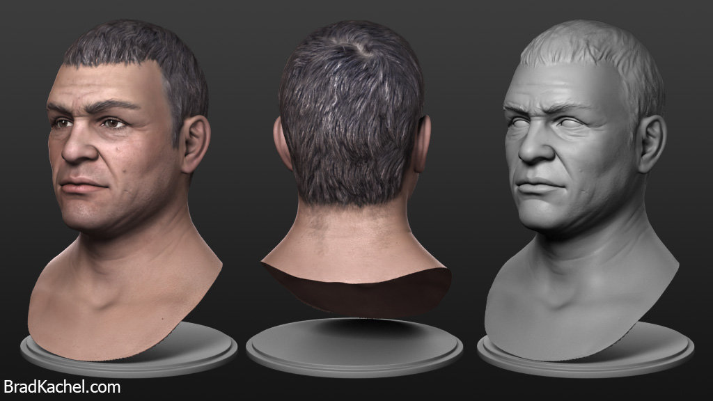 ArtStation - Mafia Character Head 01