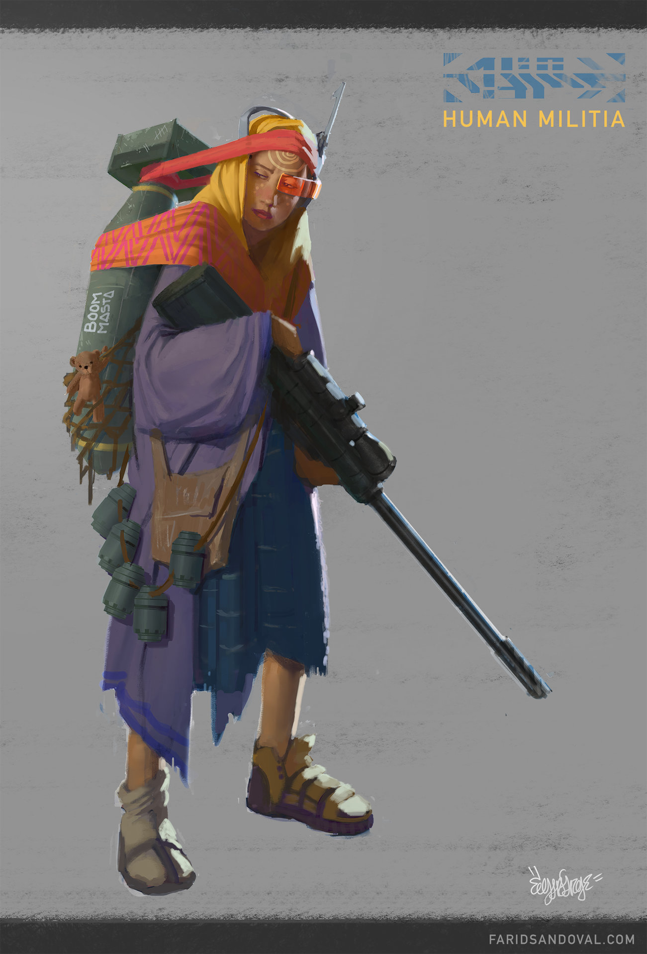 ArtStation - Militia | Sniper