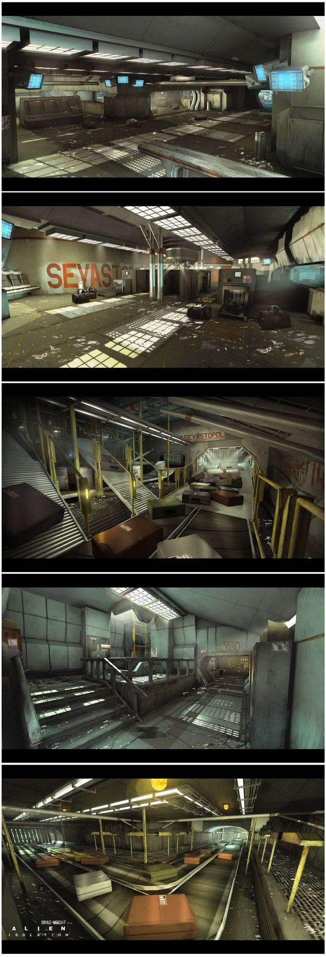 ArtStation - Alien: Isolation_Spaceport Interior Concepts 3