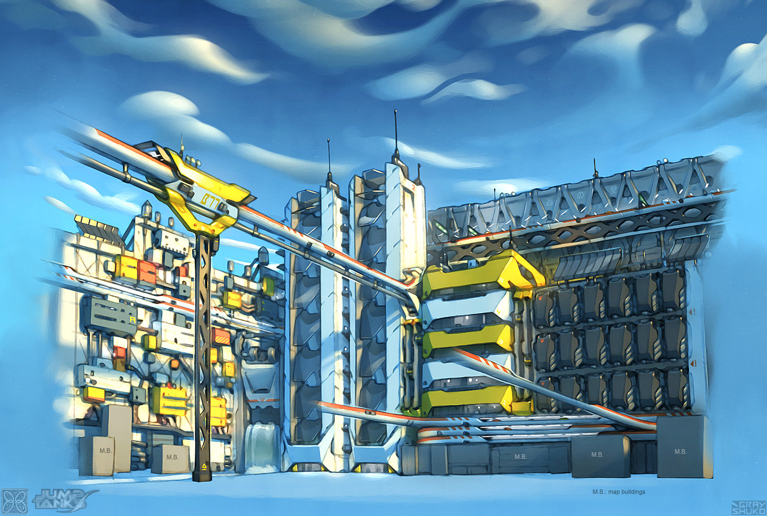 ArtStation - Jump Tanks - Concept art