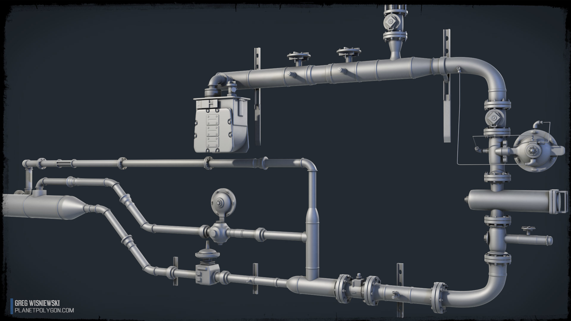 ArtStation - high poly modeling tests