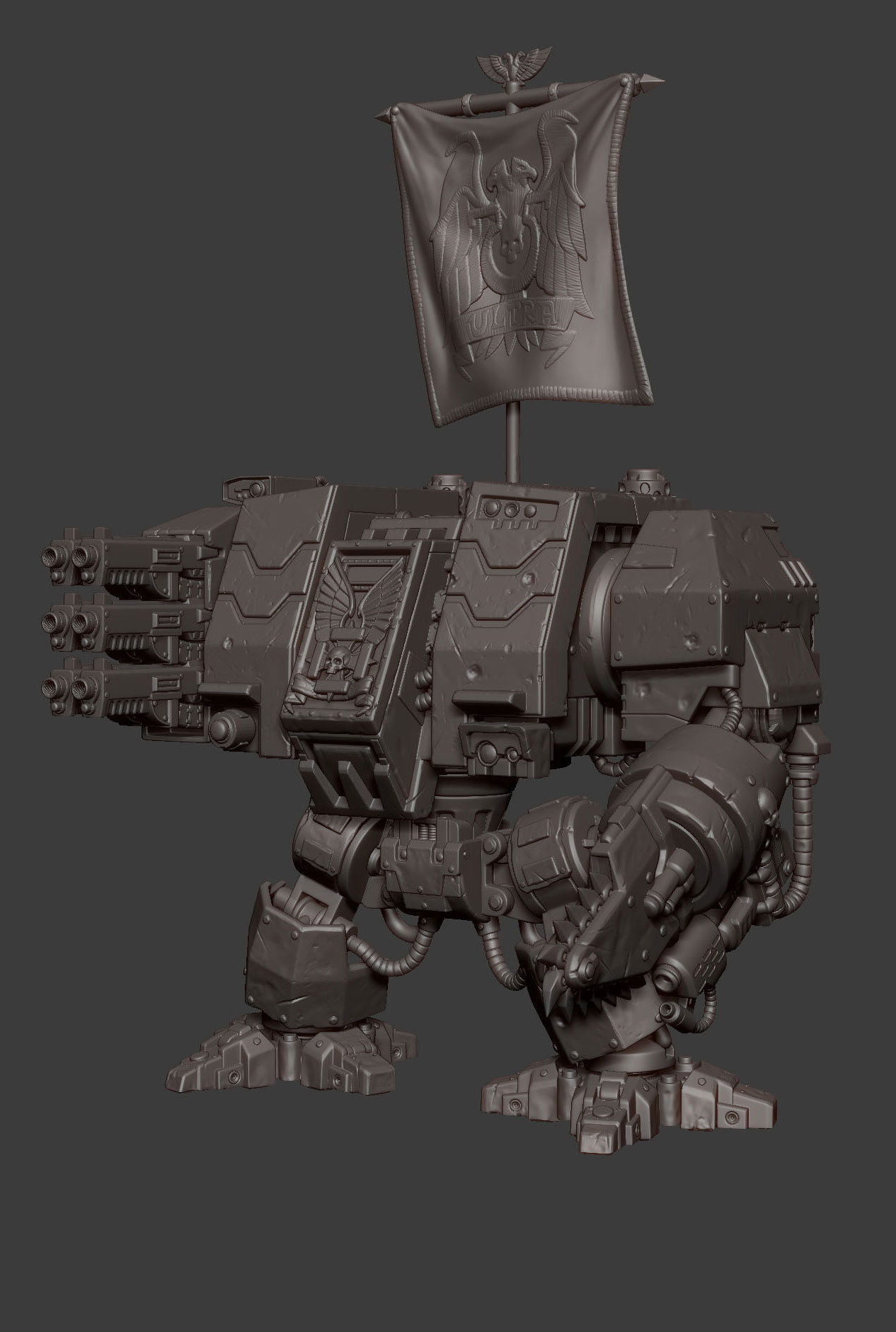 ArtStation - Warhammer 40k Dreadnought_003