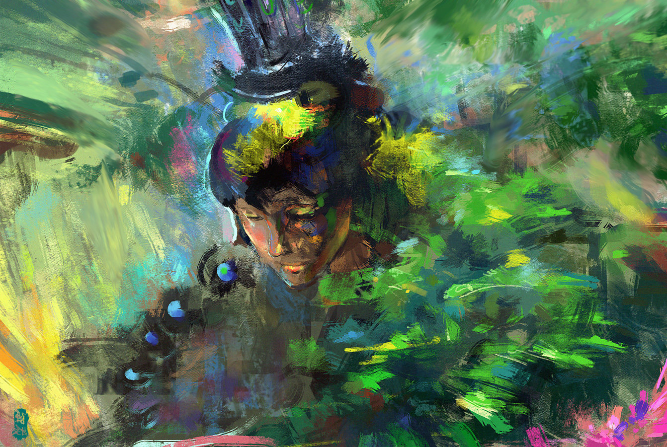 ArtStation - Spring girl