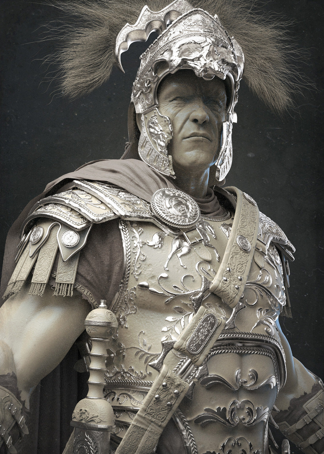 ArtStation - The Centurion- Clay