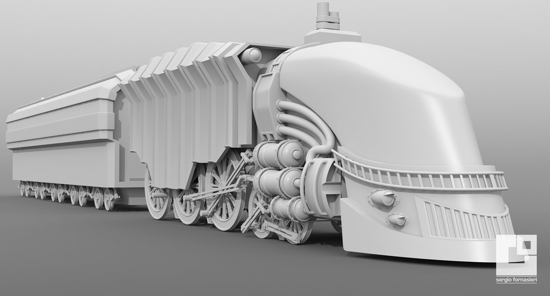 Sergio Fornasieri - SteamPunk Armadillo Train