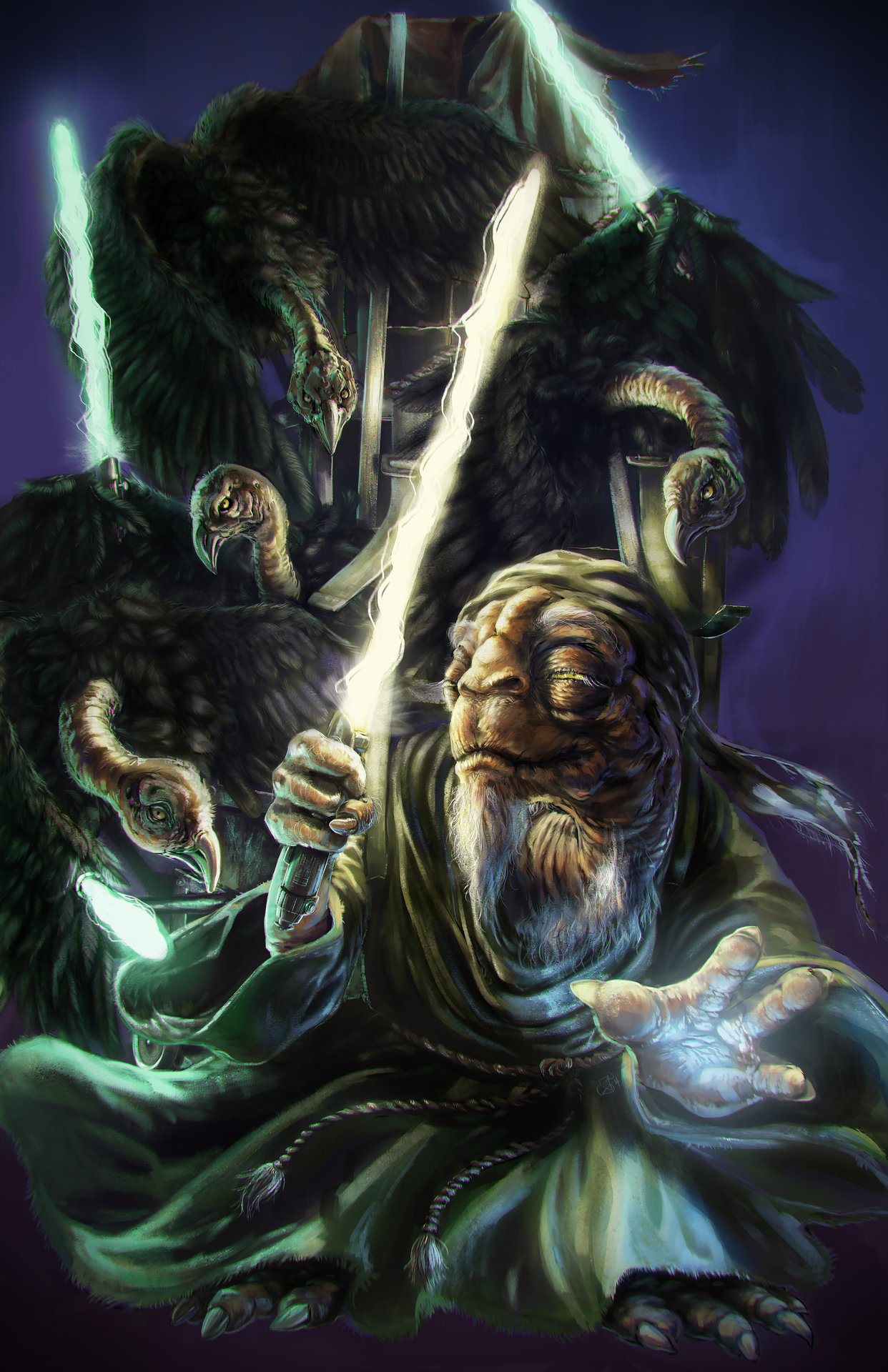 ArtStation - Episode VII, New Alien Jedi