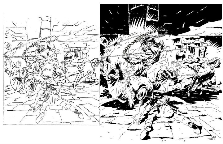 ArtStation - Inking Samples