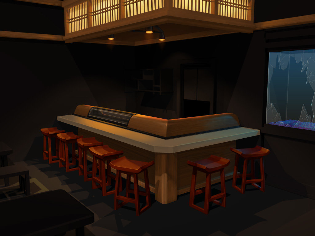 background sushi bar