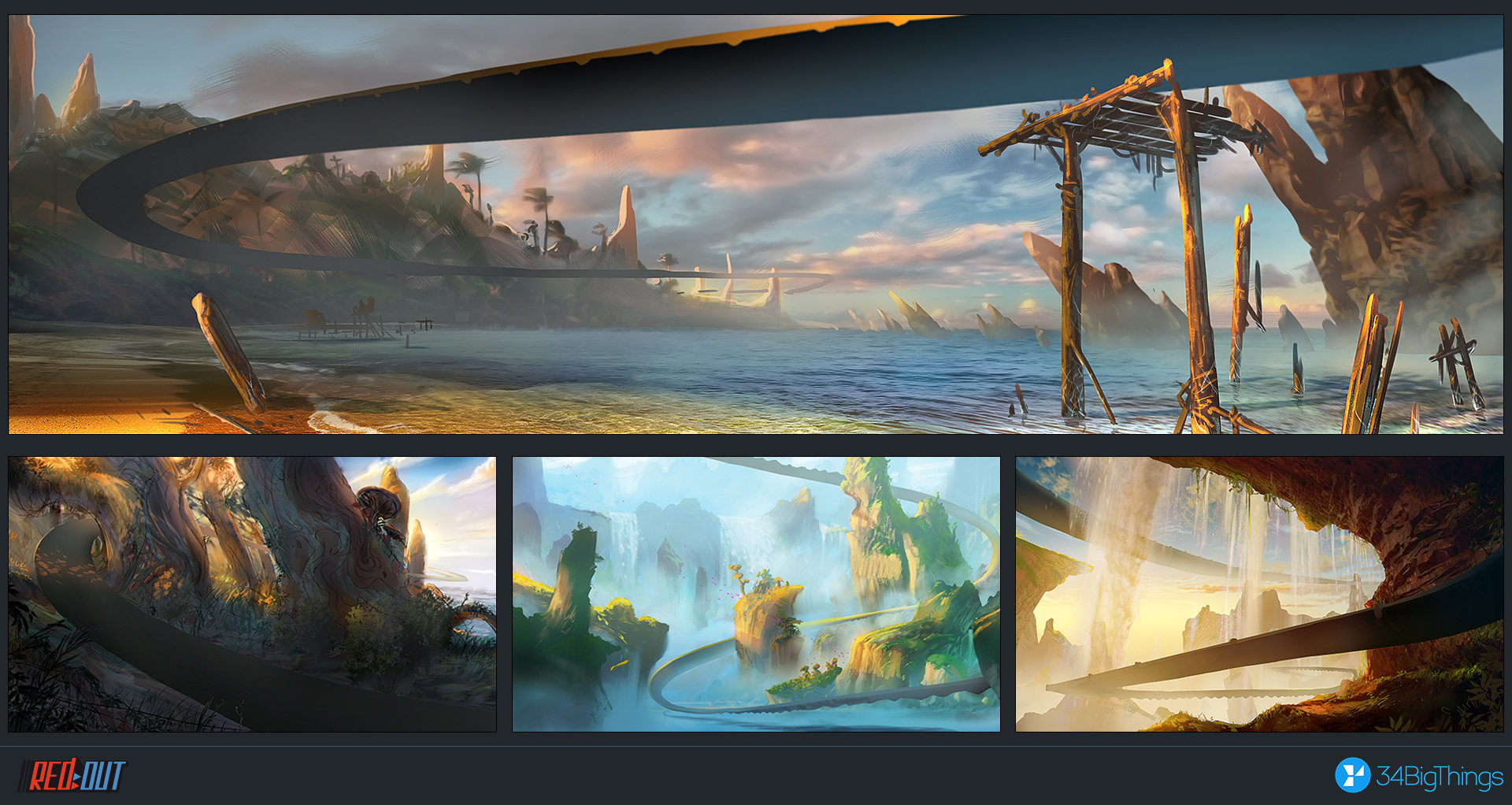 34BigThings srl - Redout : Environment moodboard