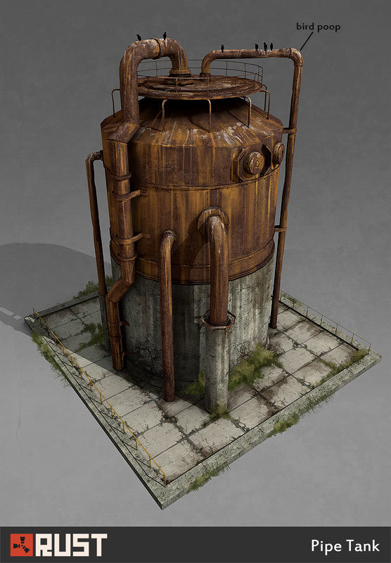 ArtStation - Rust - Radtown Buildings