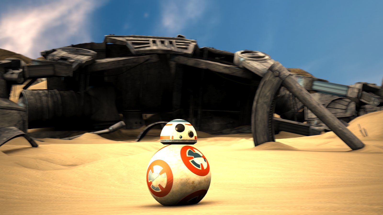 James Culley - Low Poly Assets - The Ball Droid Awakens Short Star Wars Trailer Parody