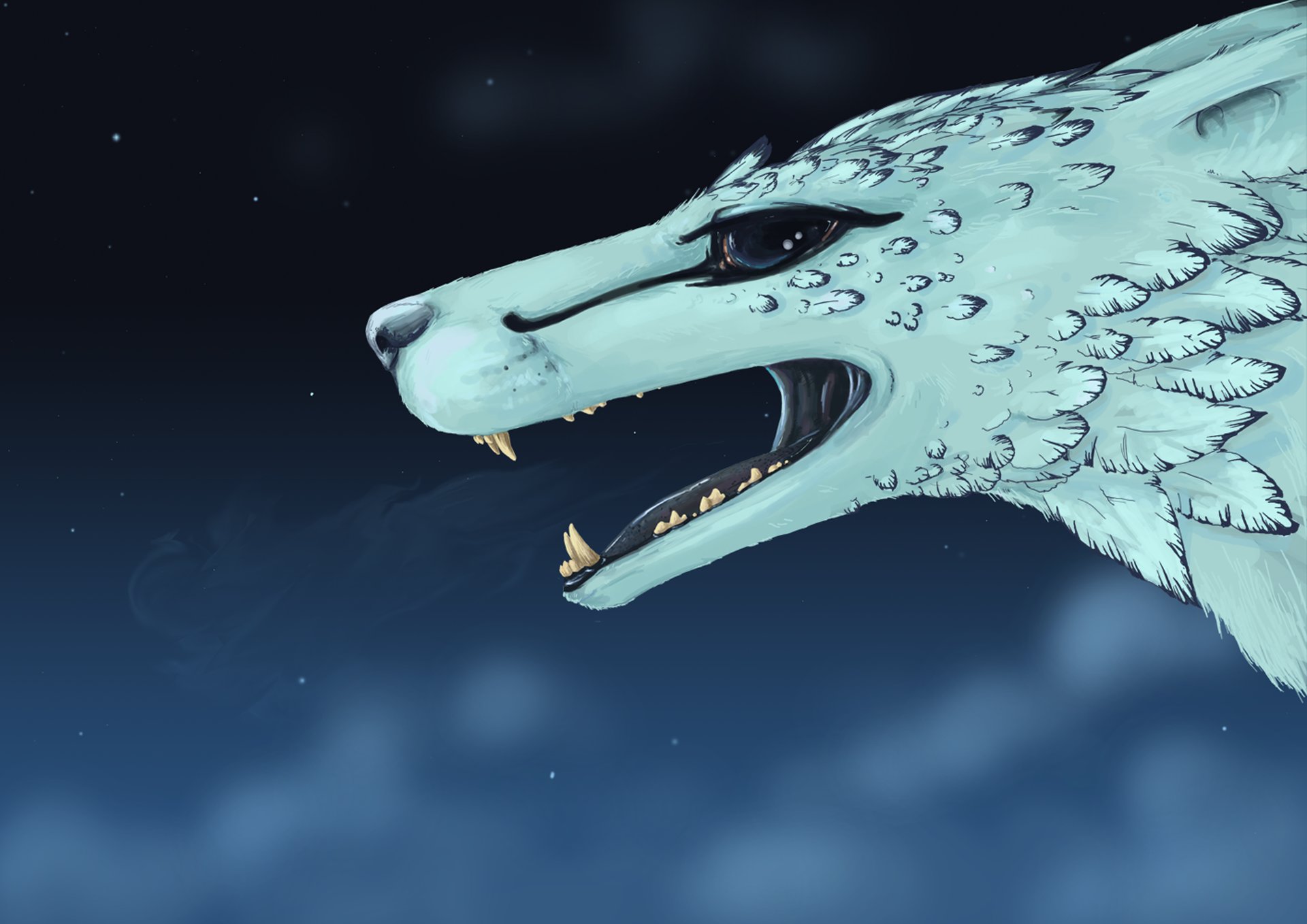 ArtStation - Ice Wolf