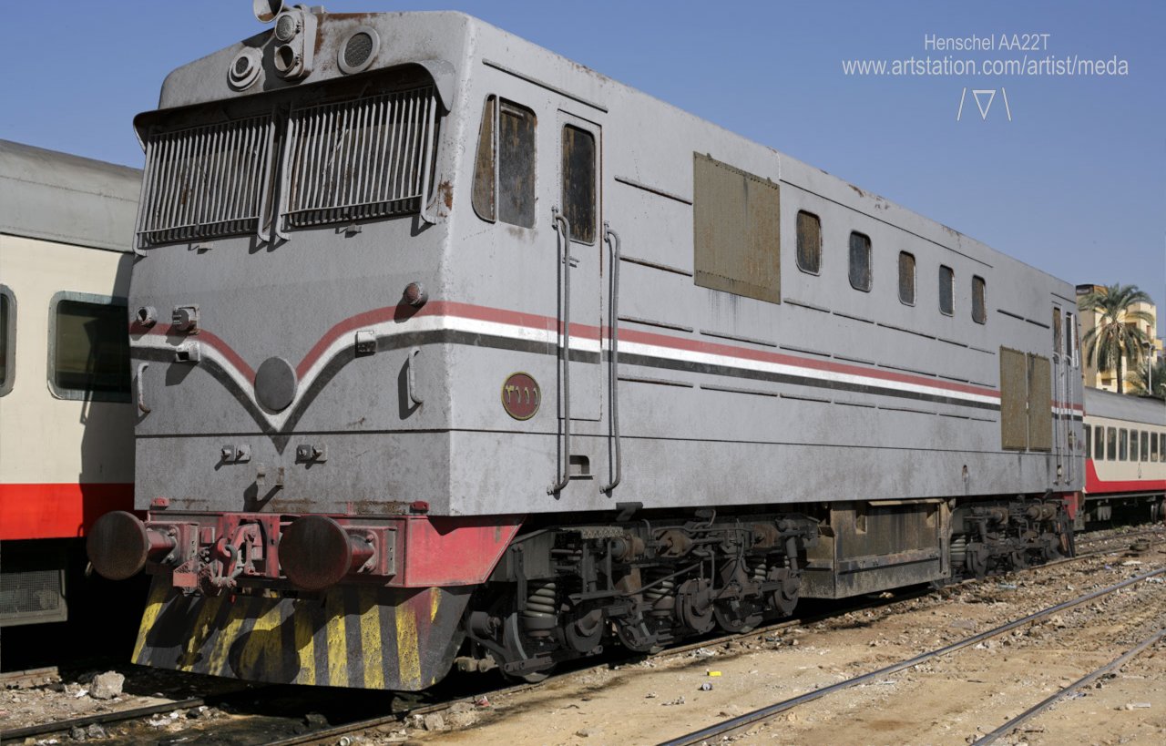 Meda / \ - Henschel AA22T-Locomotive