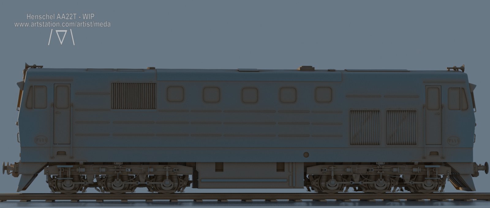 Meda / \ - Henschel AA22T-Locomotive