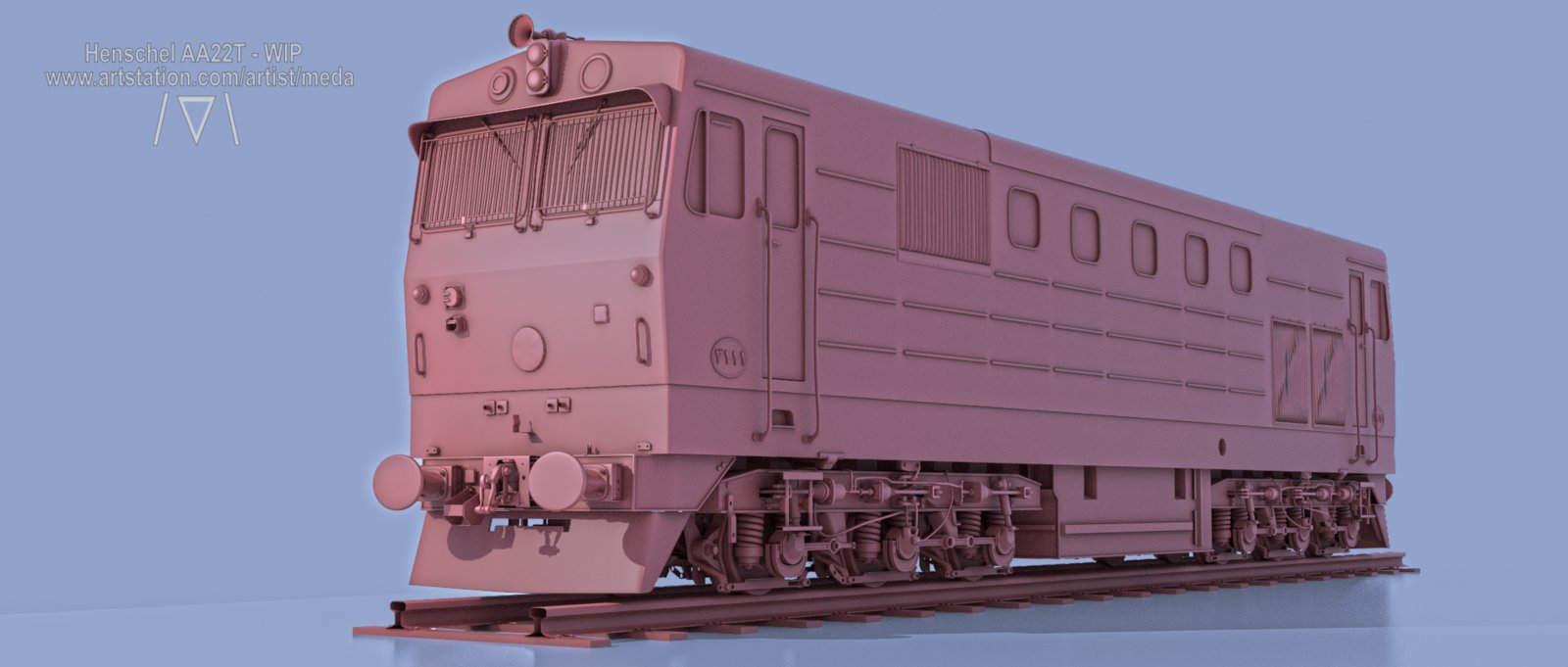 Meda / \ - Henschel AA22T-Locomotive