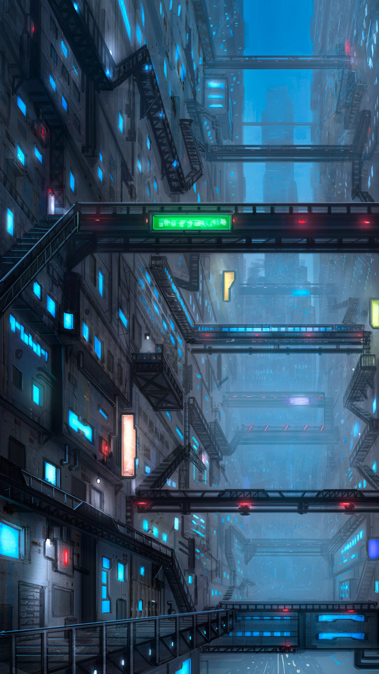 ArtStation - Futuristic Slums