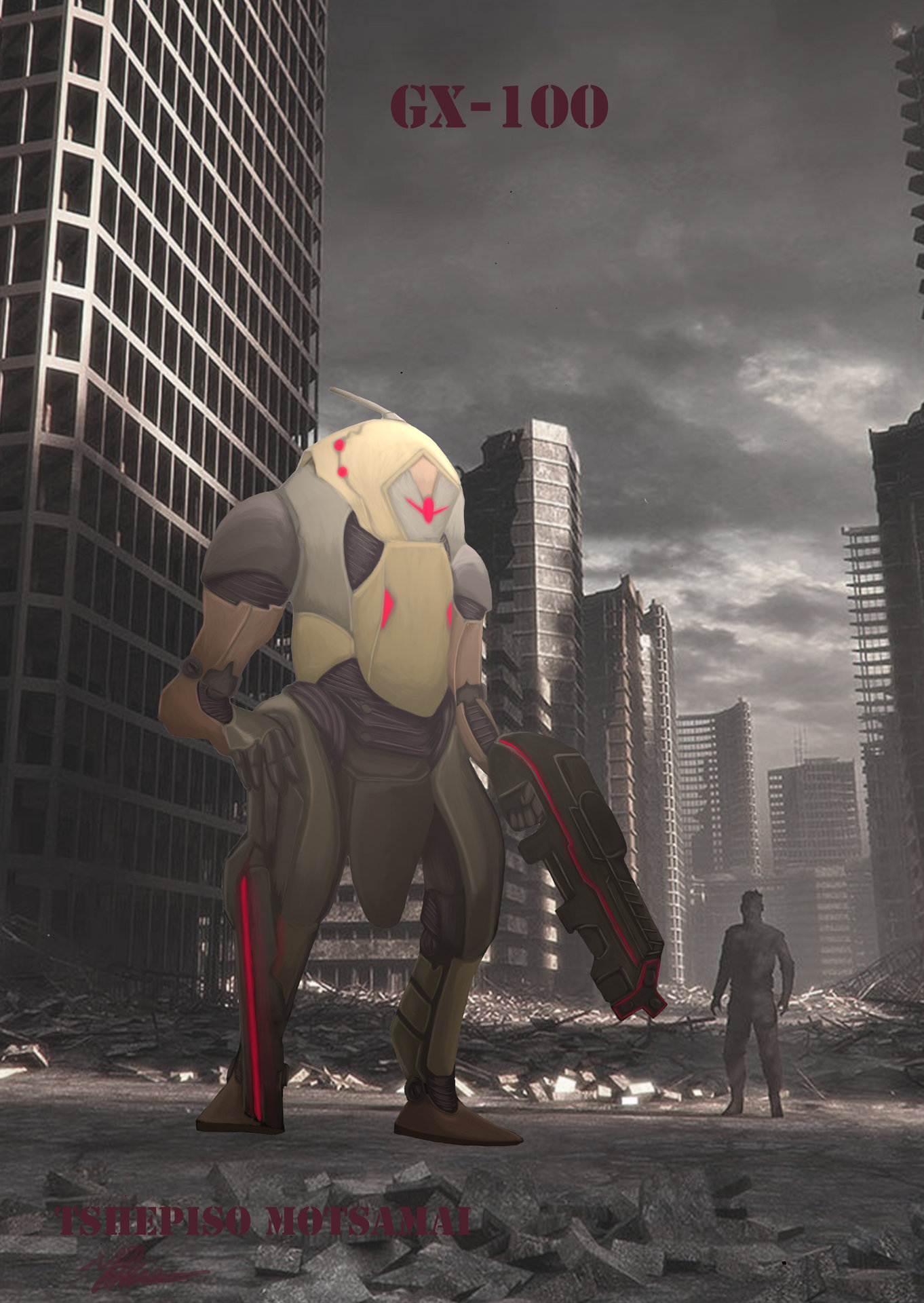 ArtStation - GX-100 Mech