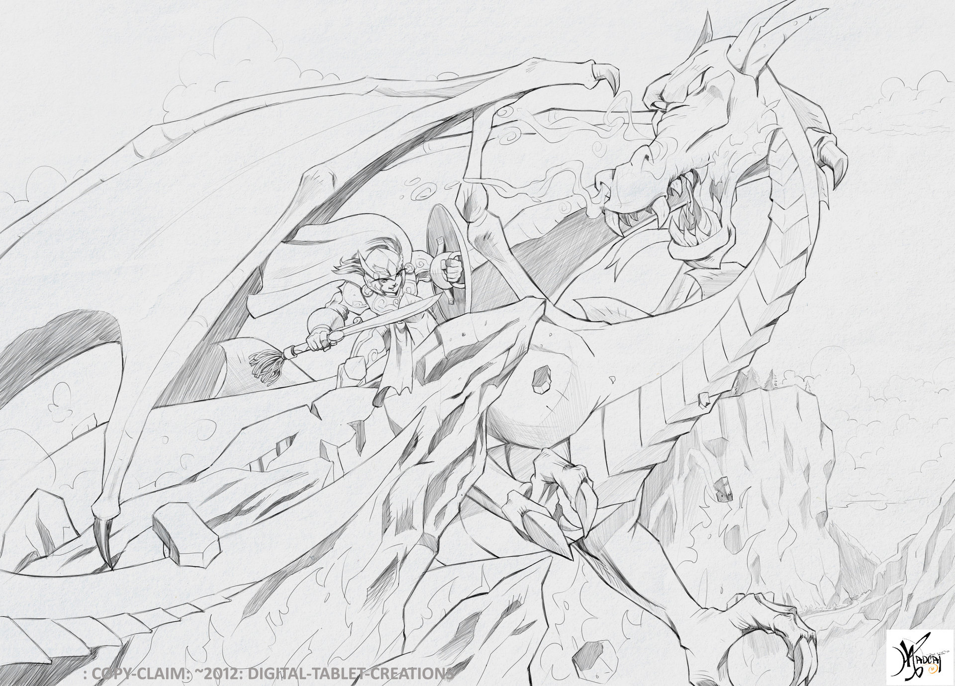 ArtStation - : DRAGON-KNIGHT