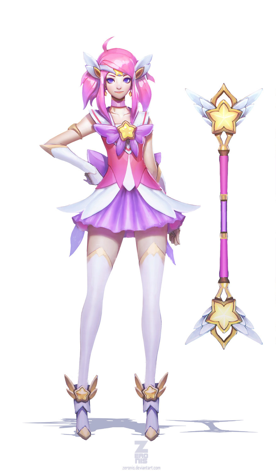 Paul Kwon (Zeronis) - Star Guardian Lux - Official Concept Art