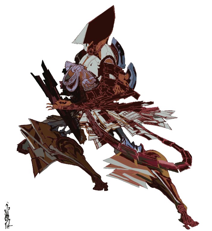 ArtStation - Cyborg Samurai