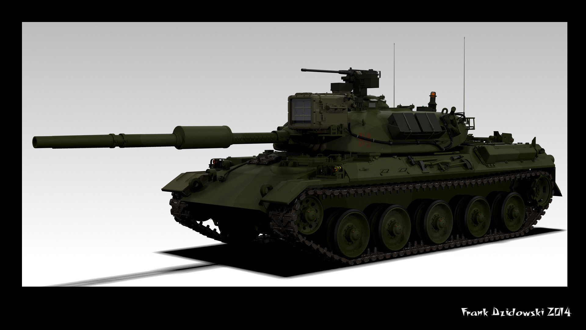 type 74 tank interior