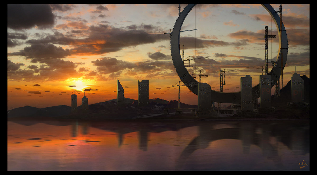 ArtStation - Spacegate construction
