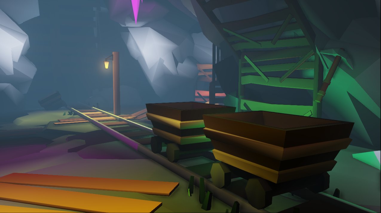 Gordon Thompson - Low - Poly Mineshaft Environment