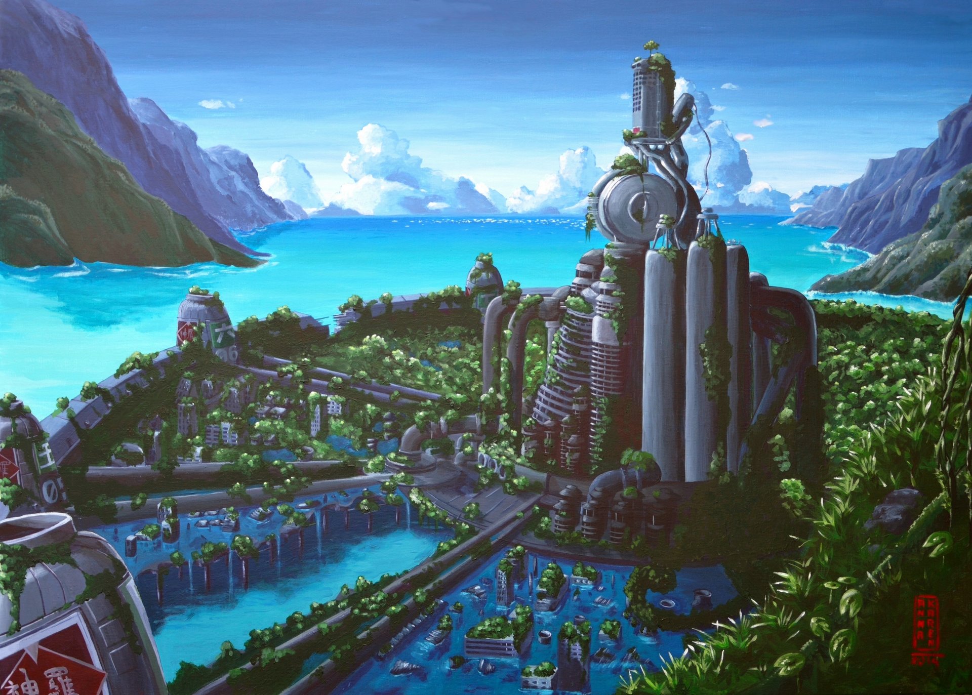 ArtStation - 500 years later - A fanart from Final Fantasy VII