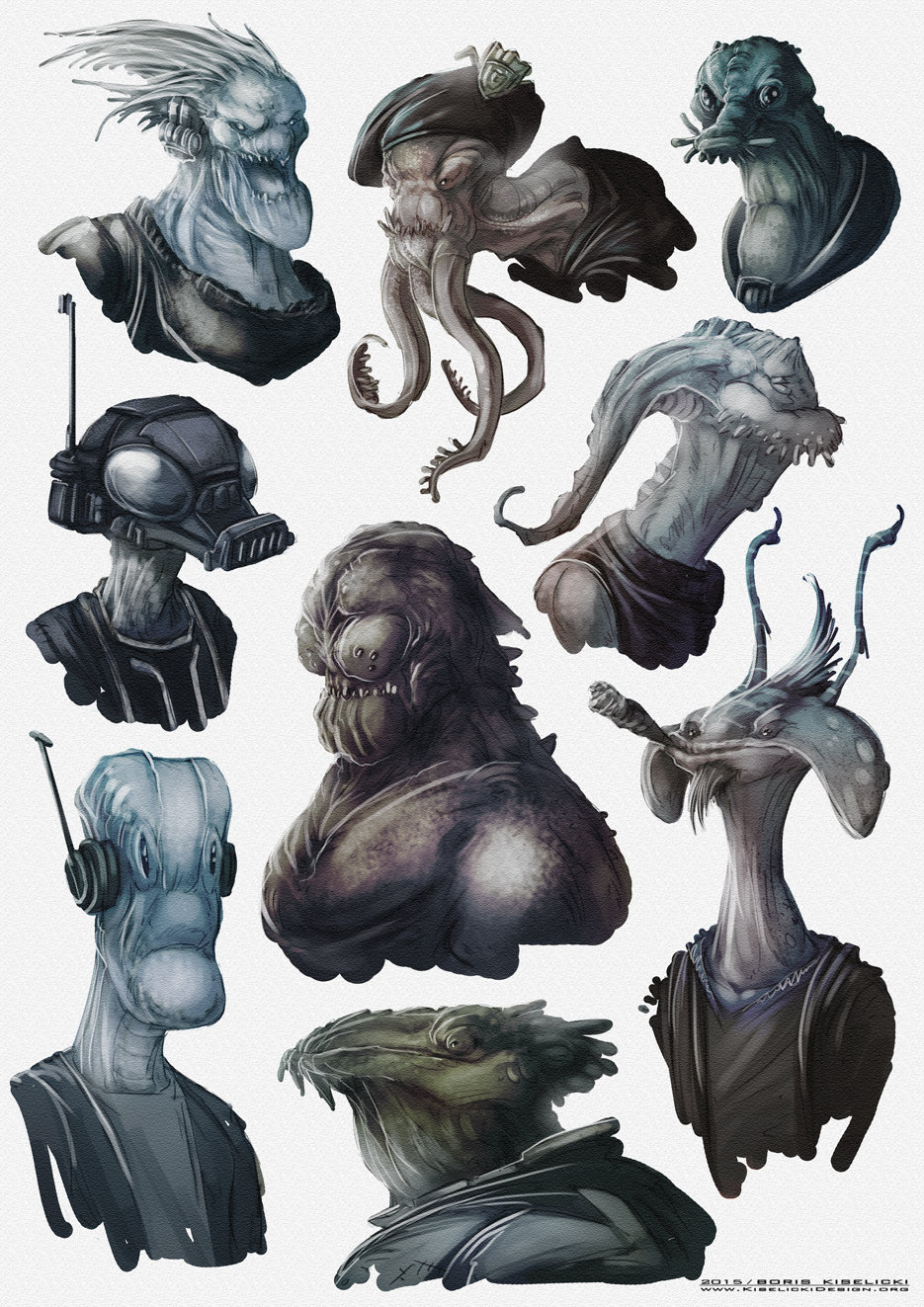 ArtStation - Alien sketches