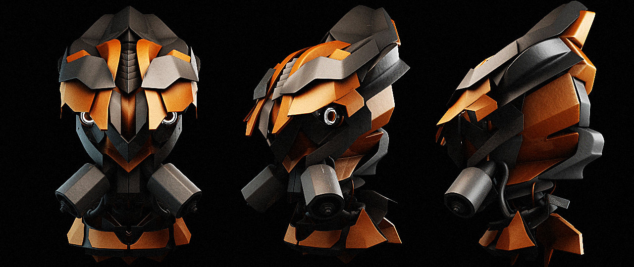 ArtStation - Robot Head Concept