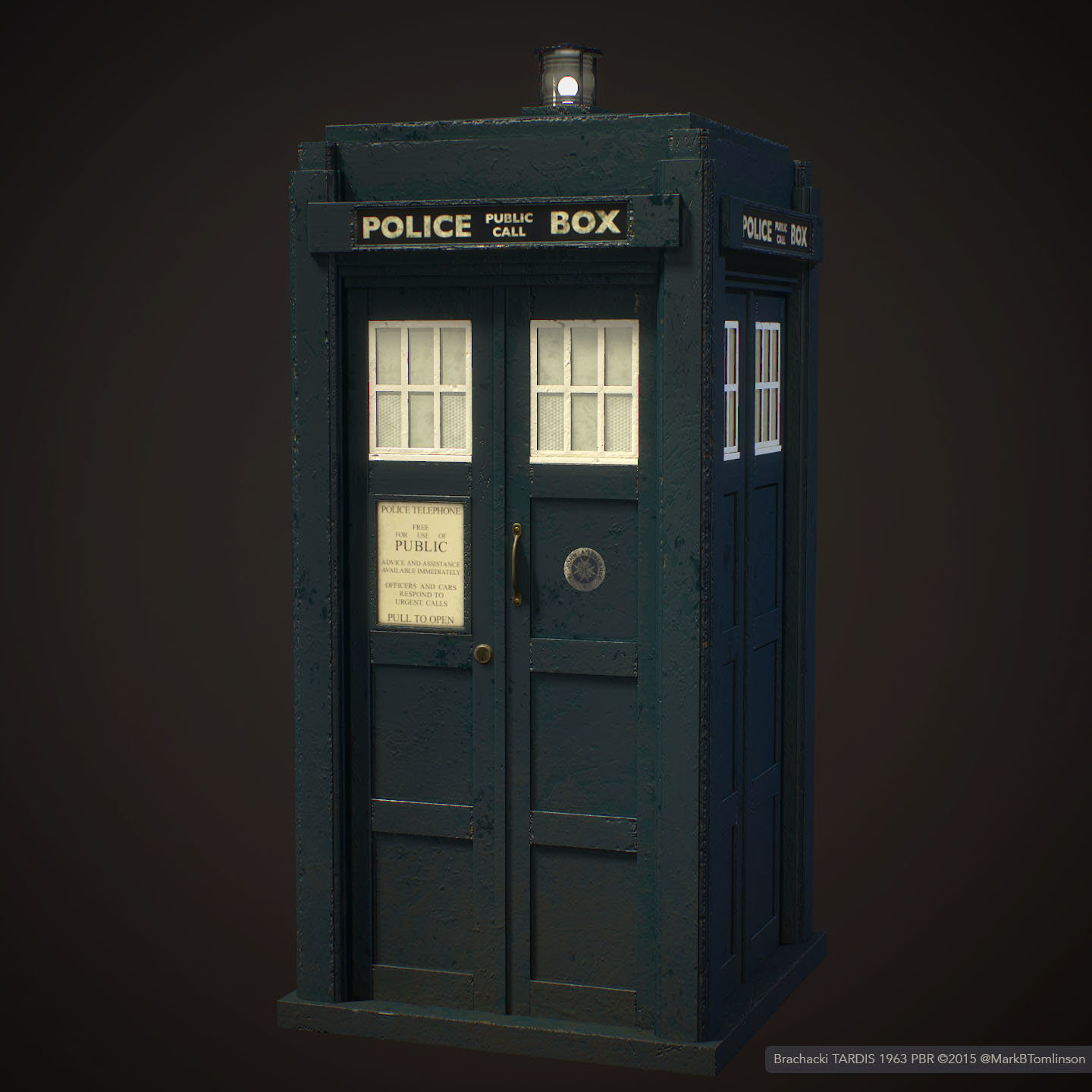 Mark B Tomlinson - Brachacki 1963 TARDIS