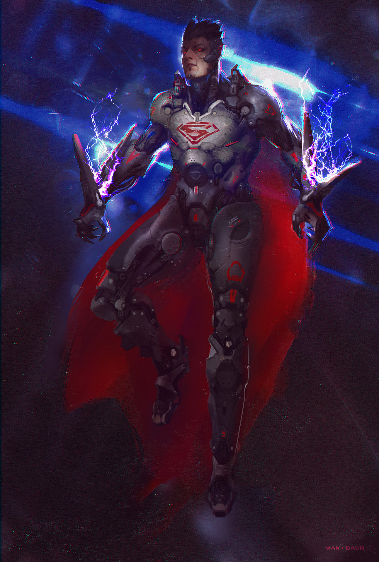 ArtStation - cyber MGS superman