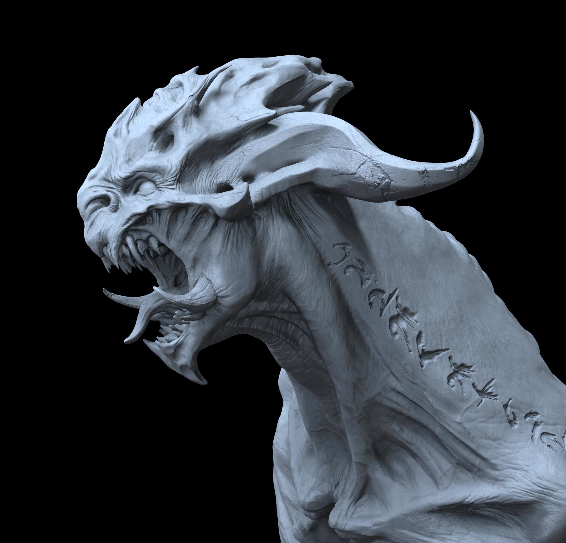 ArtStation - Demon Bust
