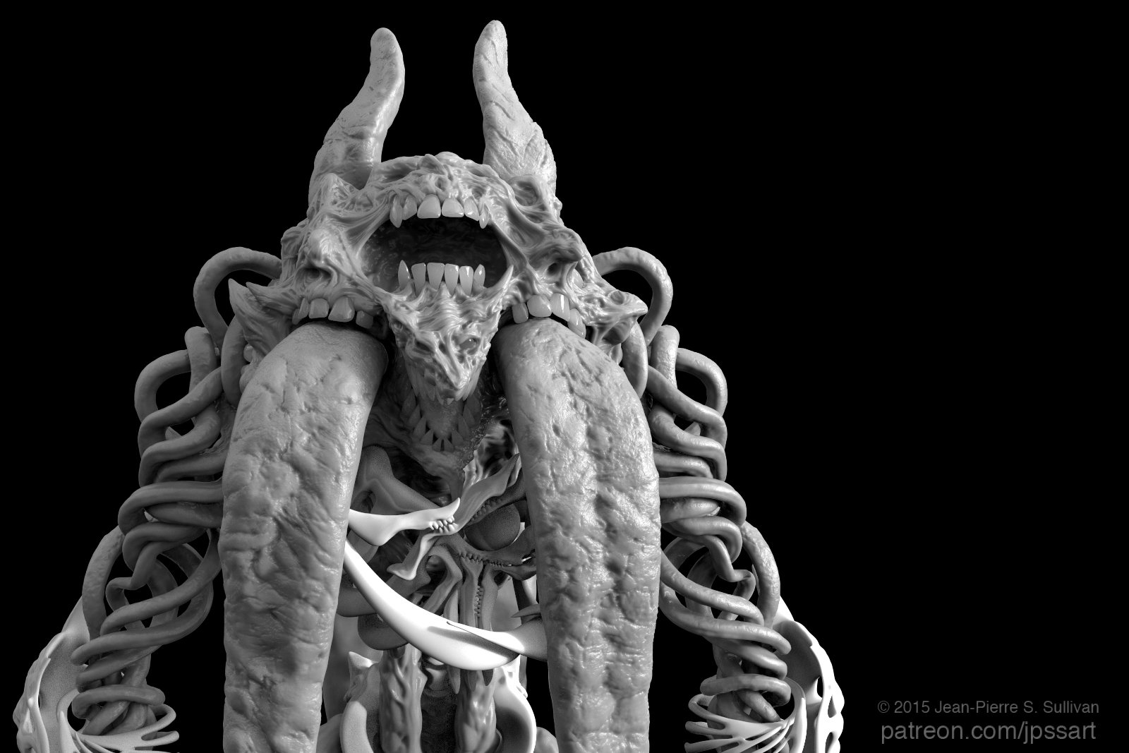 ArtStation - Gluttony – WIP