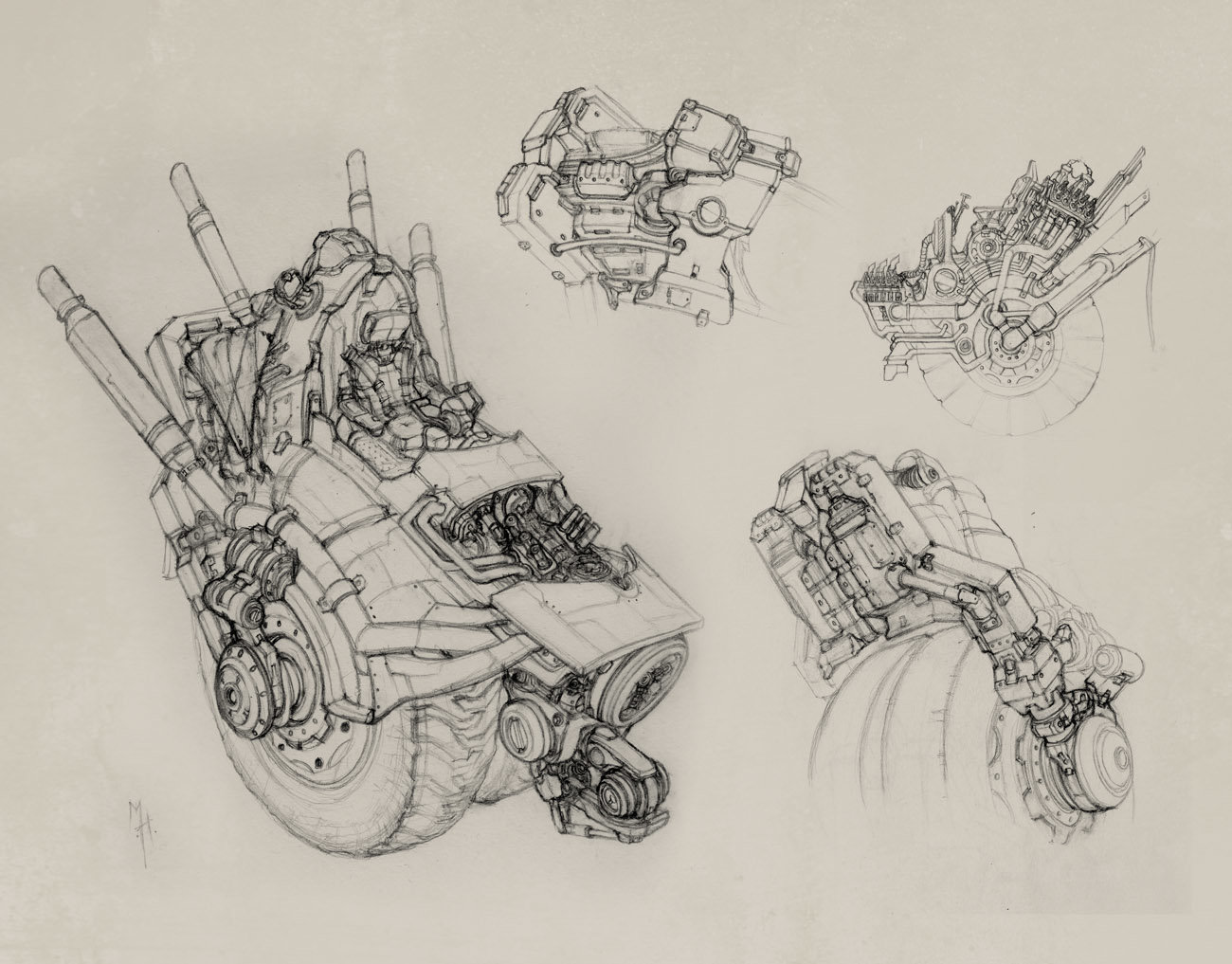 ArtStation - ol' Bess concept