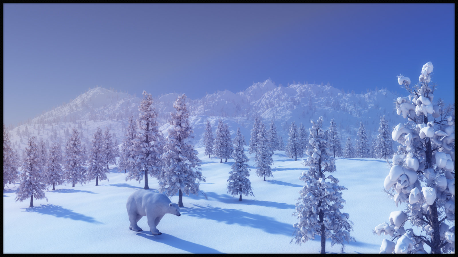 ArtStation - Winter environment 2